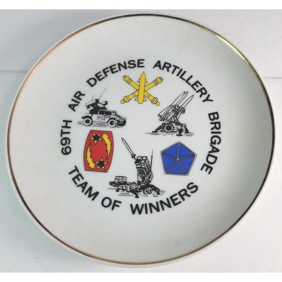 Accents | 8 Plate 69th Air Defense Artillery Brigade Team Of Winners ...